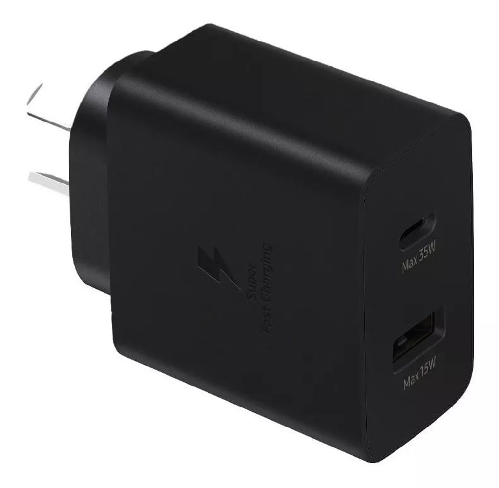 Adaptador Cargador Usb A / C Samsung Duo C/ Carga Rapida 35w