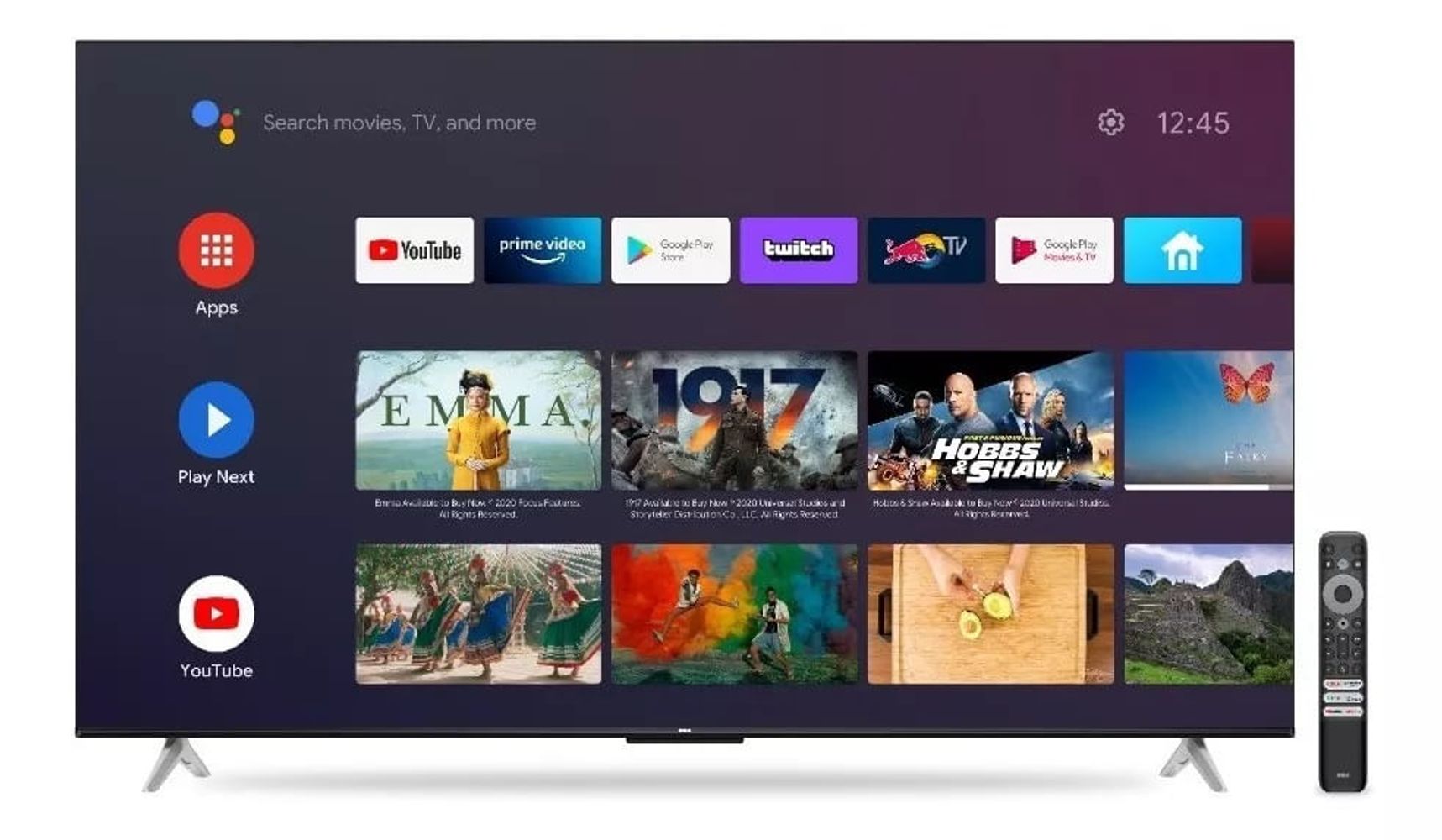 Smart Tv Android 4k 50 Pulgadas Rca And50p6uhd Google Tda Bt