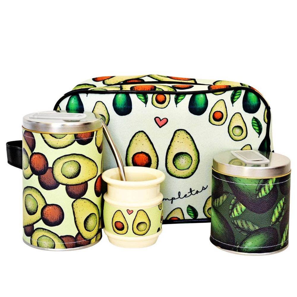 Kit de Mate Urbano con bolso de mano Palta