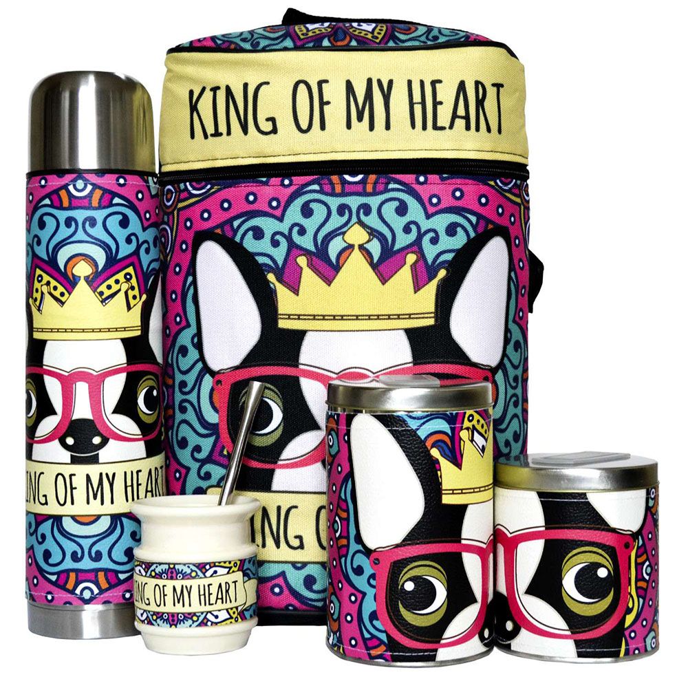 Equipo de mate con Mate Urbano King Of My Heart