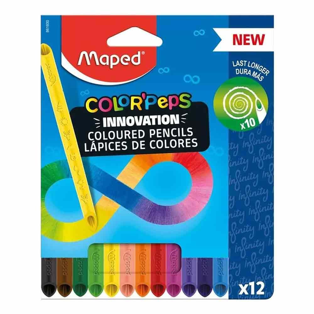Maped Colorpeps Lápices Infinity Estuche x12 861600