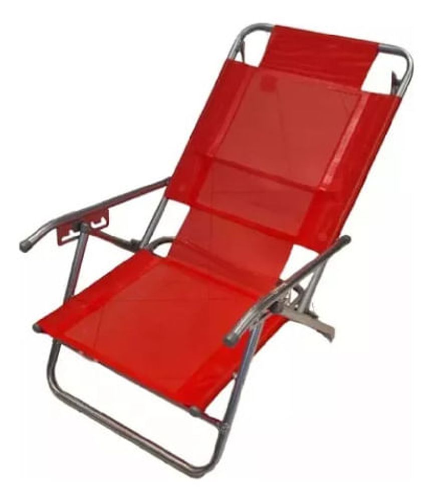 Reposera Playera De Caño Descansar 5 Posiciones 50028