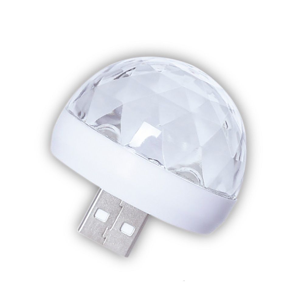 Bola Led Mini Boliche Giratoria Rgb Led Luz Colores Tbcin