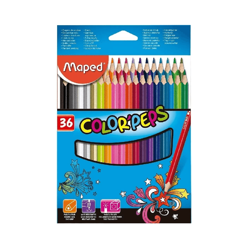 Maped Color Peps Star 36 Lápices De Colores 832017