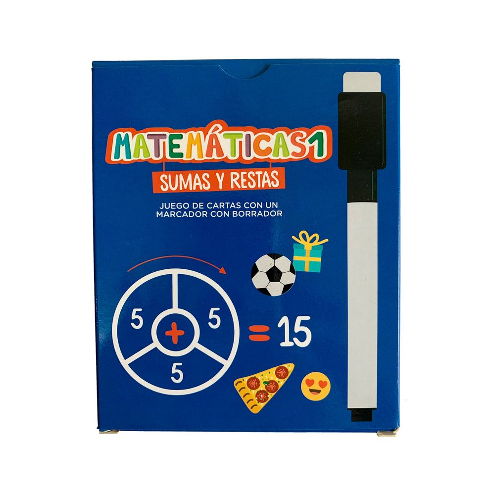 Juegos De Cartas Para Aprender Sumas Y Restas Con Marcador