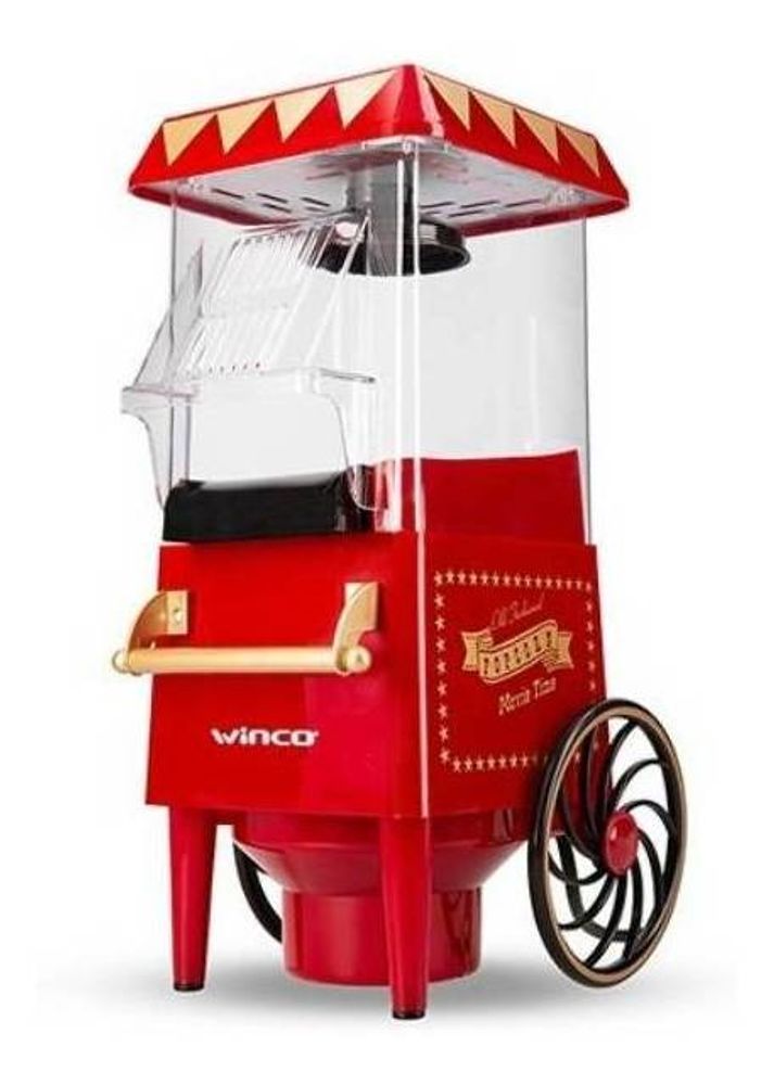 Pochoclera Electrica Maquina Pochoclos Carrito Winco W321 Ep Color Rojo