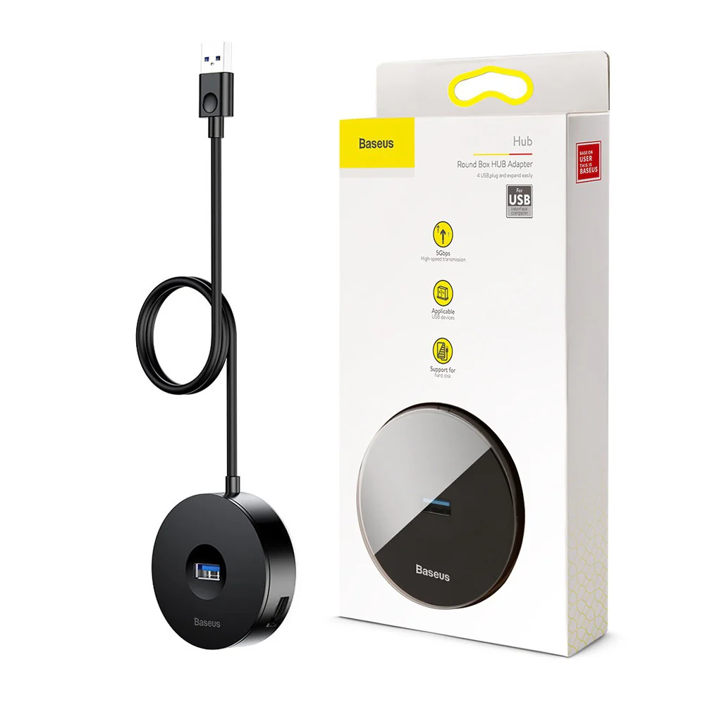 Baseus round box HUB adapter