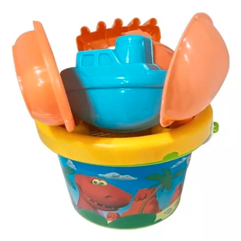 Balde De Playa Dino - +moldes, Pala,rast. - Duravit
