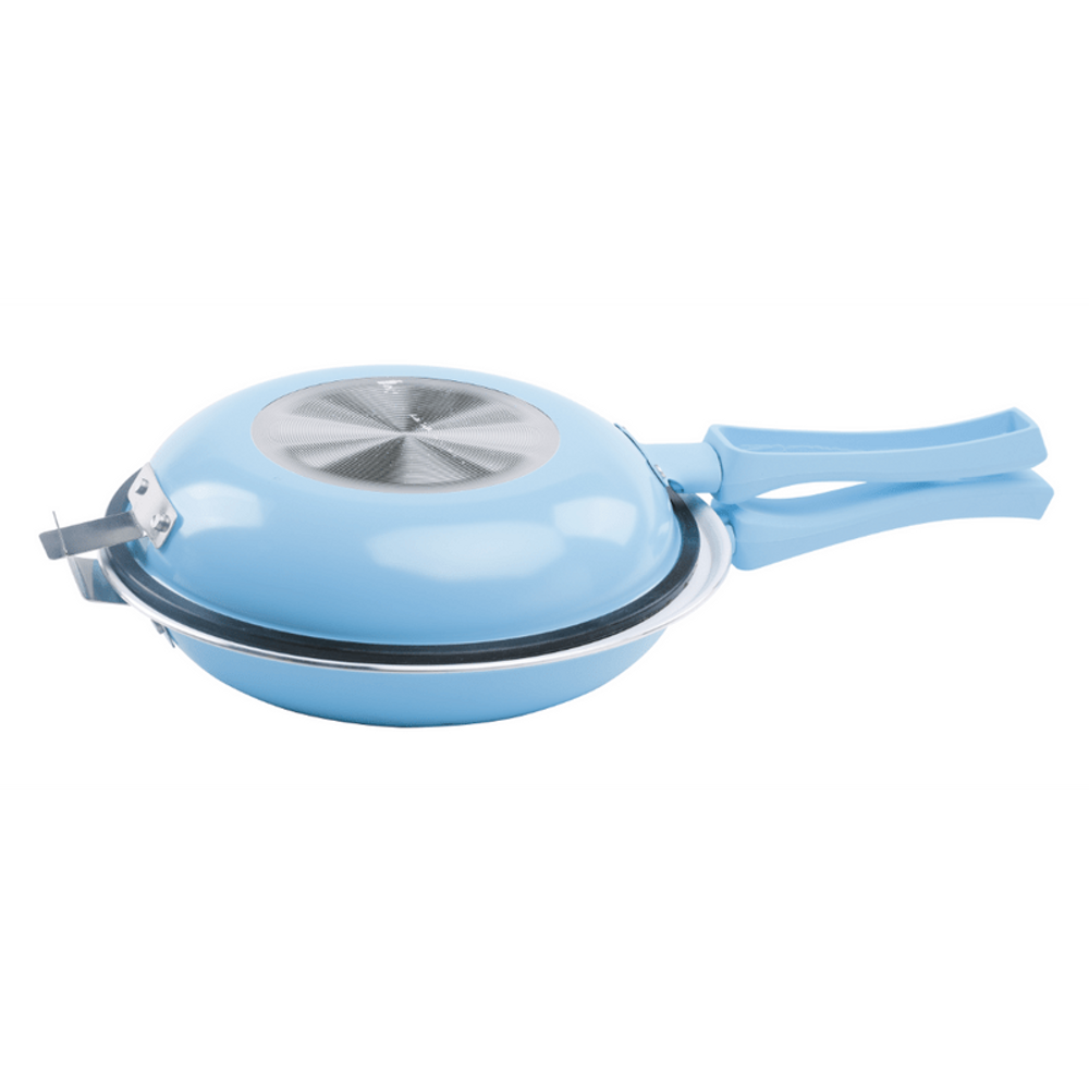 Sarten doble ceramica 24 cm Celeste Carol linea Soft 4744