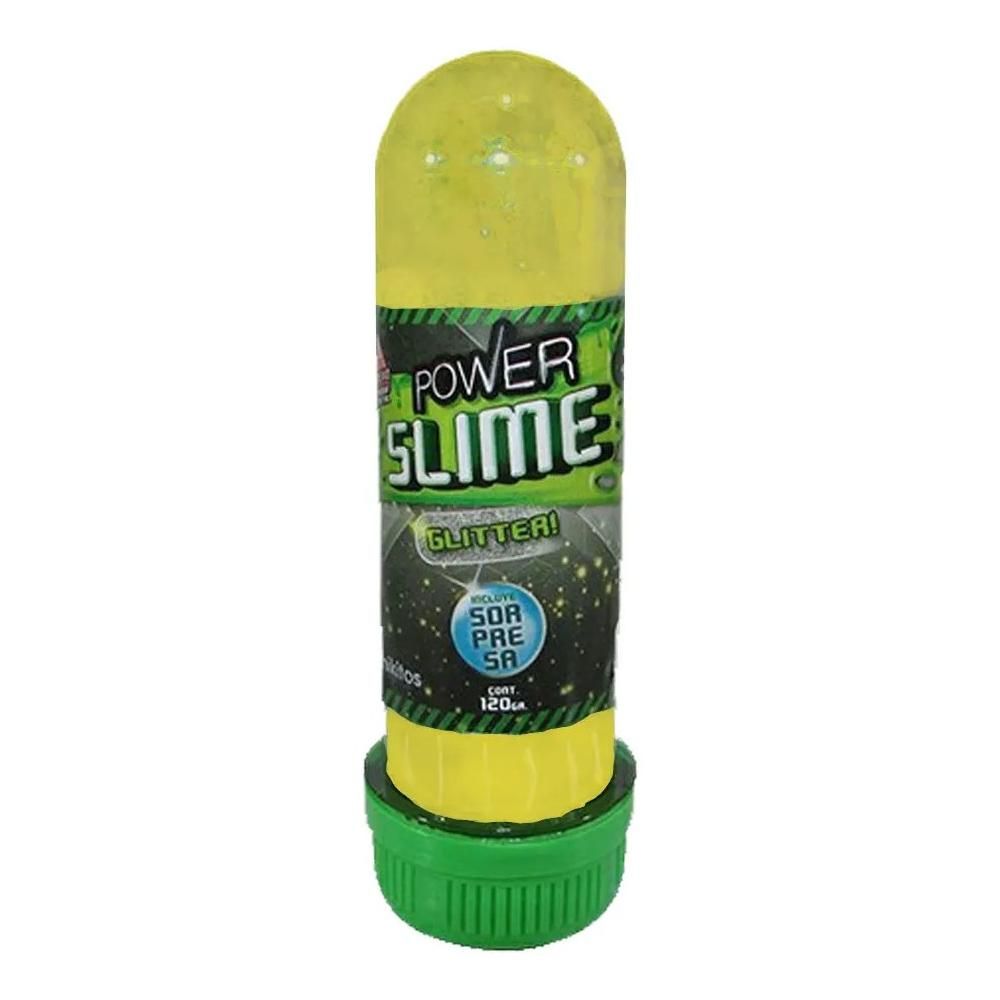 Power Slime Con Sorpresa Y Brillos