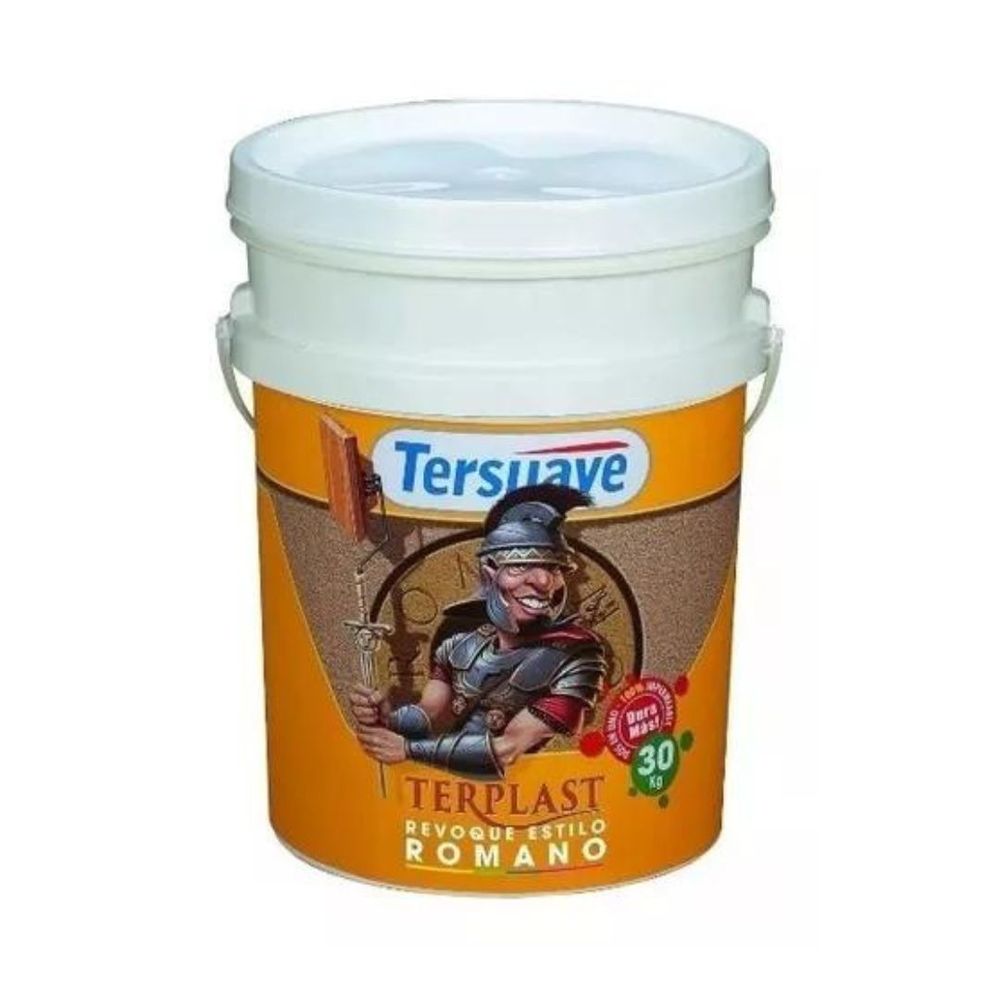 Revoque Plástico Texturado Tersuave Terplast Romano 30kg