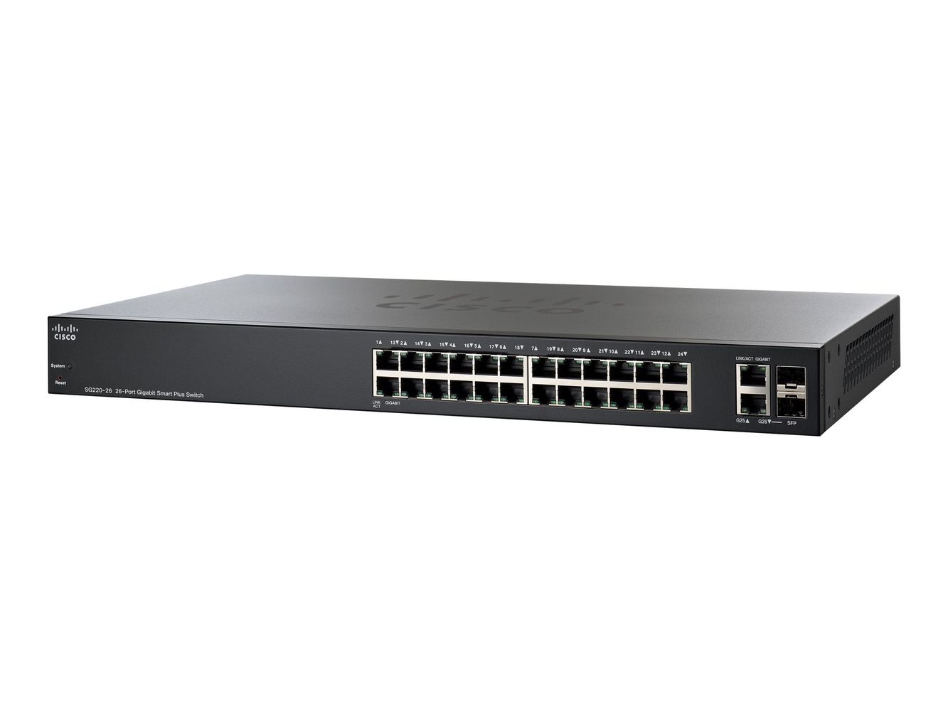 Switch Cisco SB SG220 26G + 2DUAL