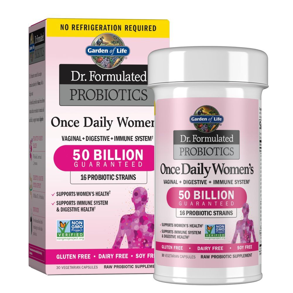 Probióticos Garden of Life una vez al día para mujer, 30 cápsulas