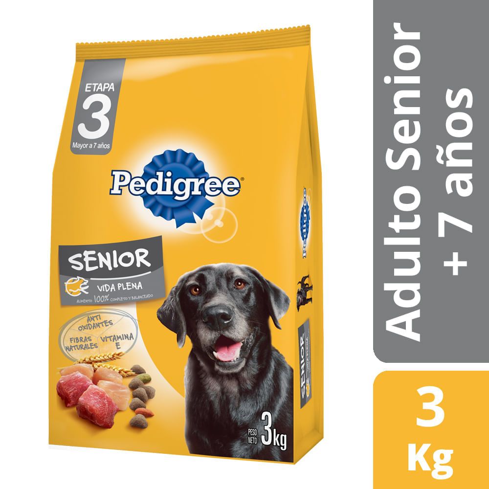Alimento Pedigree Vida Plena Para Adulto Senior 3 kg