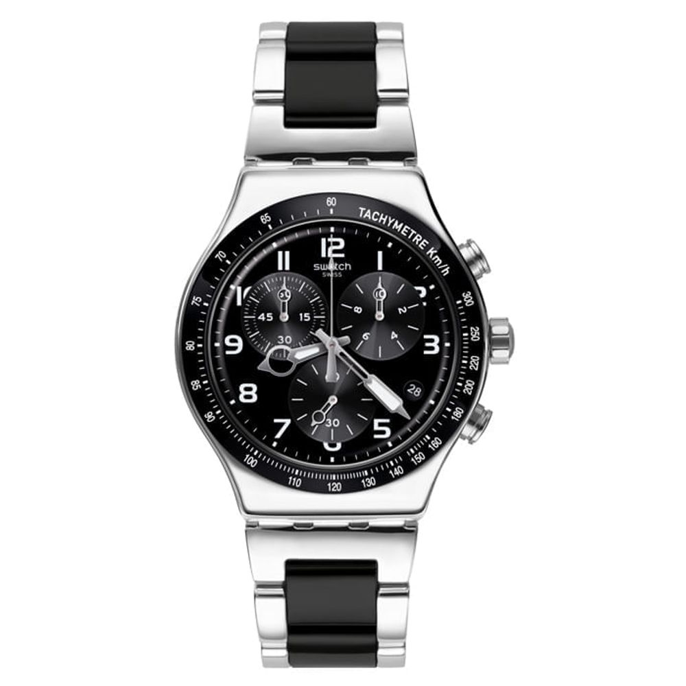 Reloj Hombre Swatch Speed Up Again Plateado