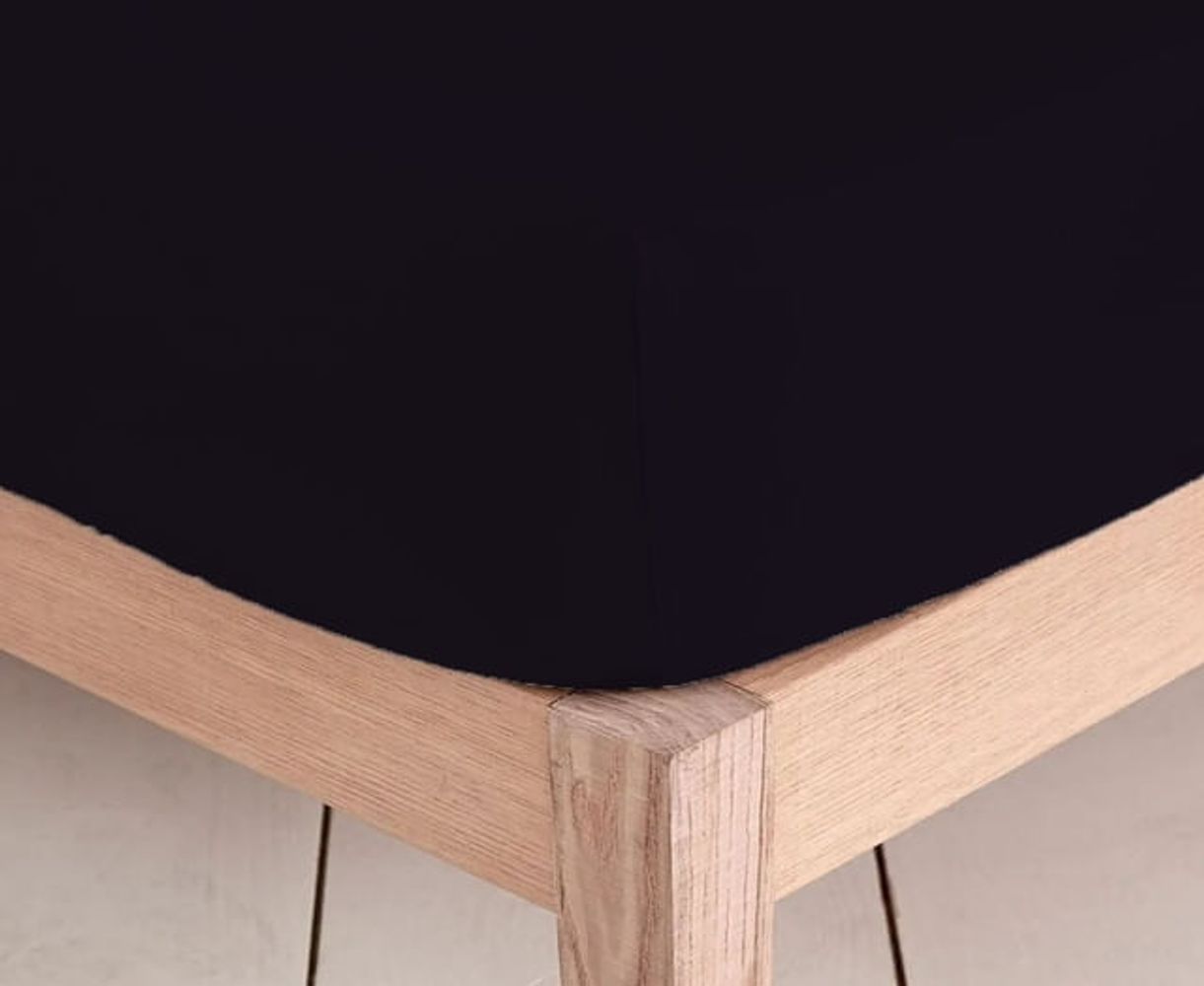 Sabana Ajustable Microfibra Super Soft - Negro - King Size