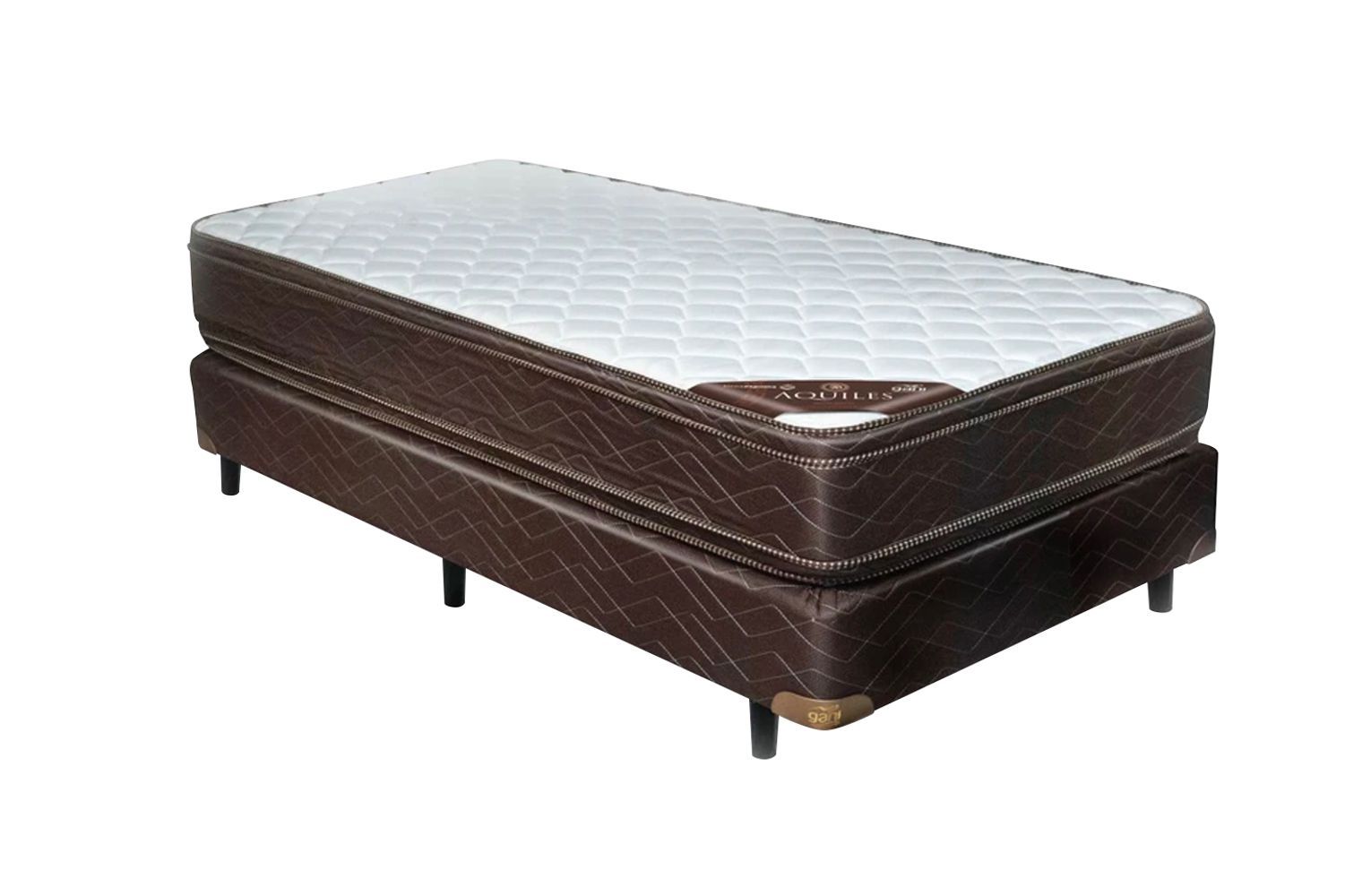 Sommier Y Colchón Gani Aquiles 190X080X25 1 Plaza