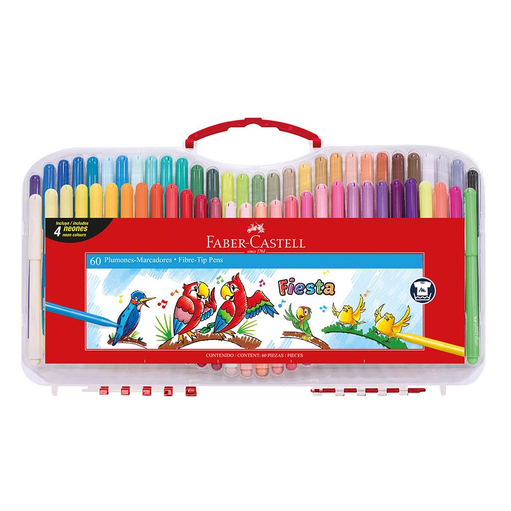 Set de Marcadores de Colores Faber Castell Fiesta 45 x 60