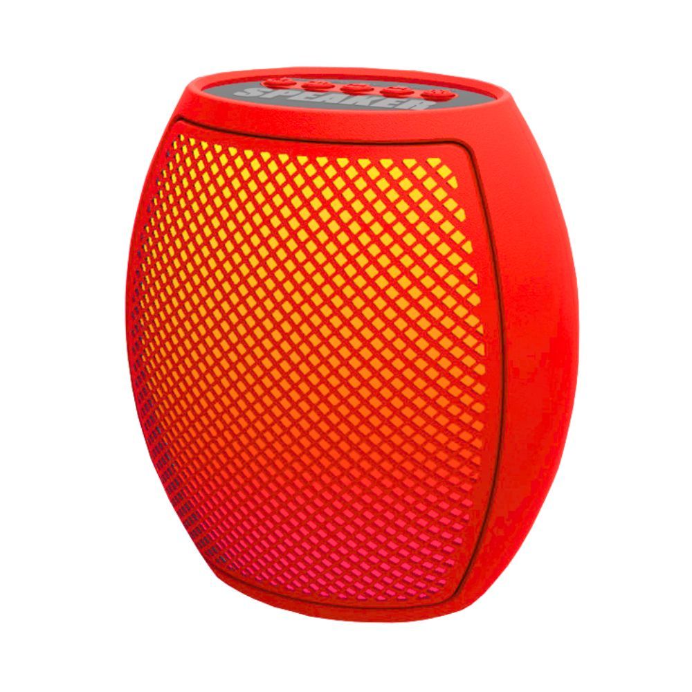 Parlante Inalámbrico Con Bluetooth Rojo MS-2207BT Oryx