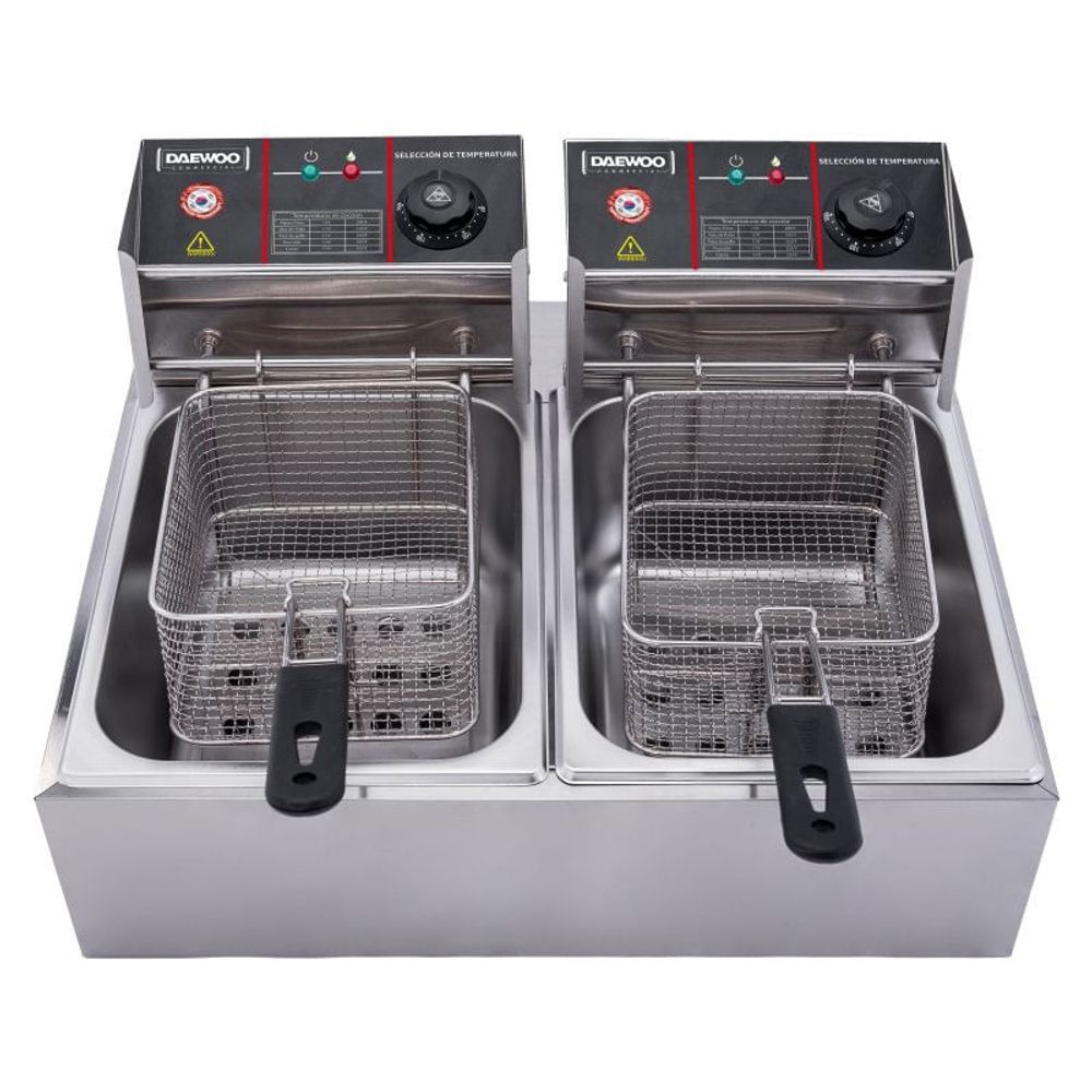 Daewoo Didf82eh Doble Cap. 10l + 10l Freidora Industrial