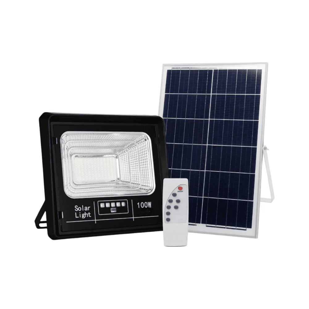 Reflector Led 100w Panel Solar Control Remoto Ip66 YY100W/JT91001 Oryx