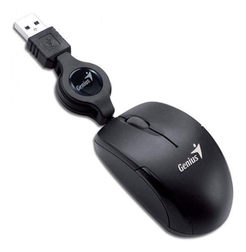 MOUSE GENIUS SUPER MINI MICRO TRAVELER NEGRO