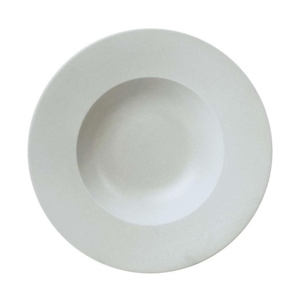 Set X 6 Plato Hondo 23cm Porcelana Baralee Fine Plus Gris