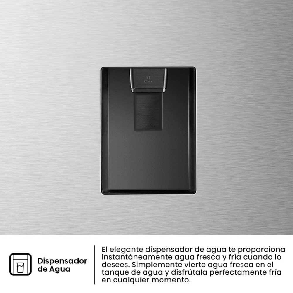 Heladera No Frost Hisense Inverter Dispenser 267l. Inox