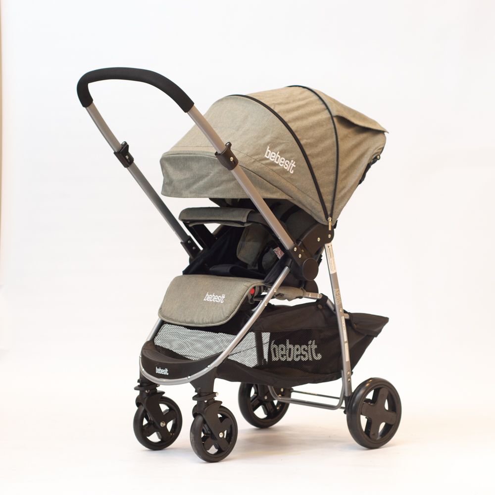 Cochecito Travel System Bebesit 1390TS-E Gris Claro