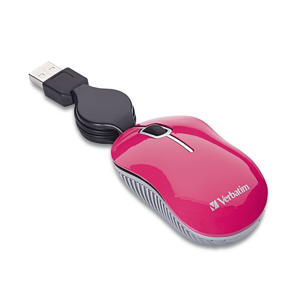 Mouse Verbatim Mini Travel Optical Commuter Series Rosa