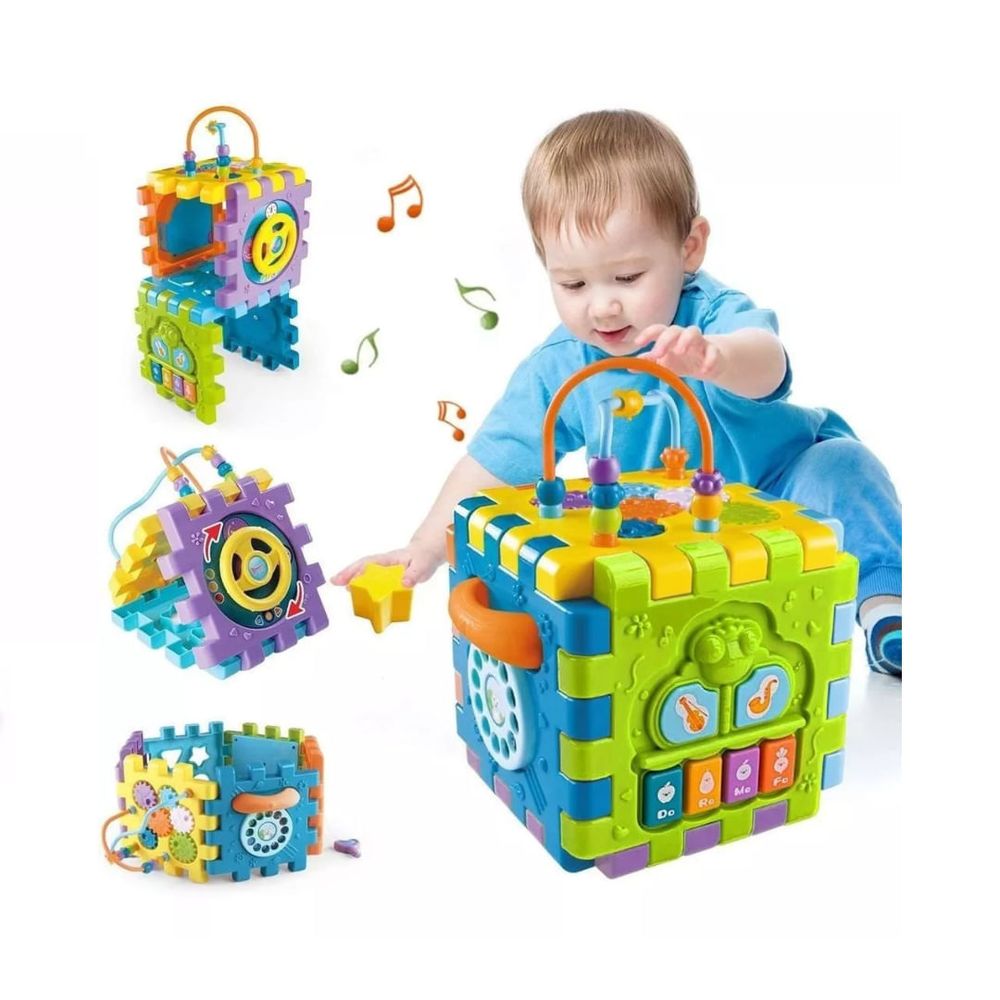 Cubo Didáctico Armable Con Piano Musical Zippy Toys