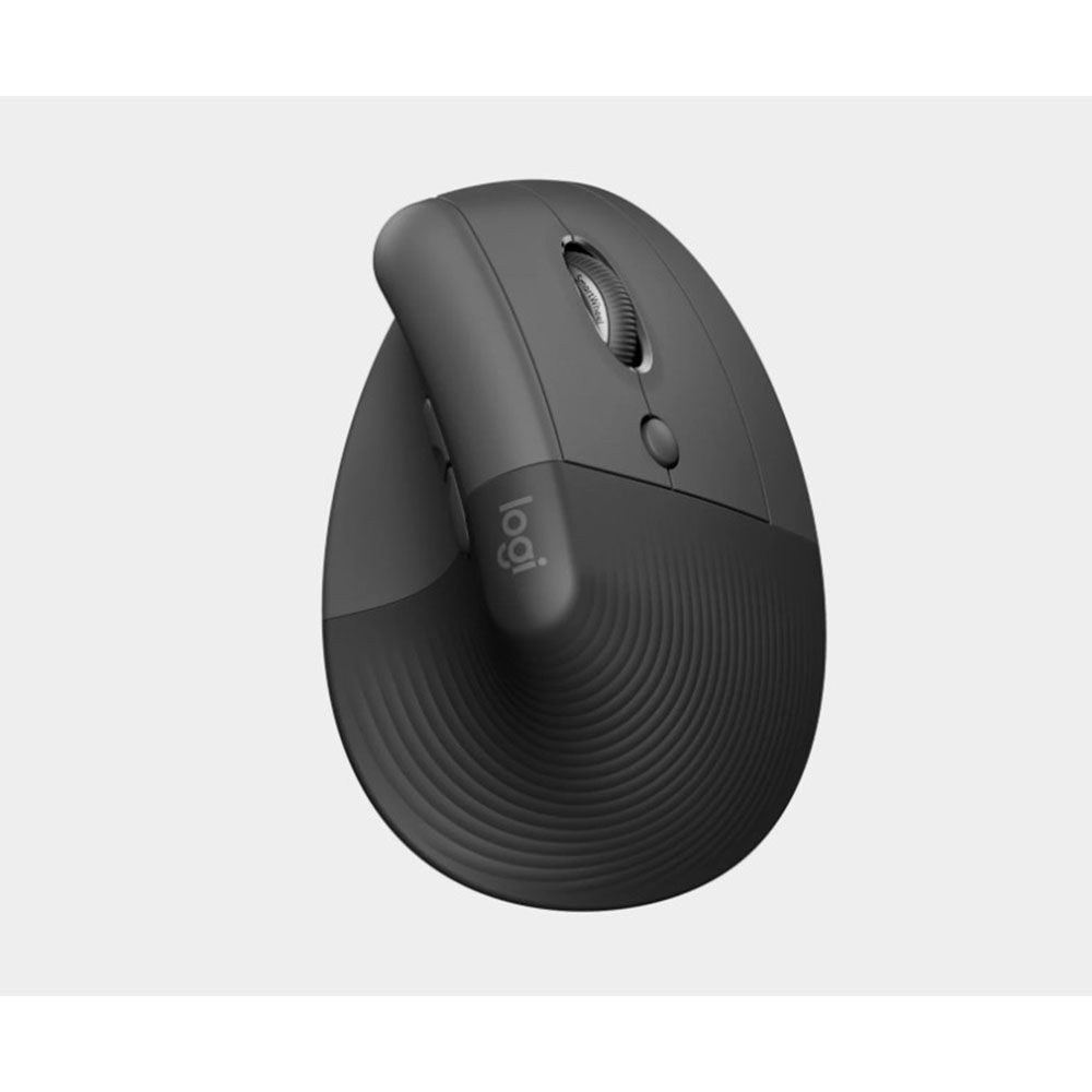 Mouse Logitech Lift Vertical Zurdo Inalámbrico Negro