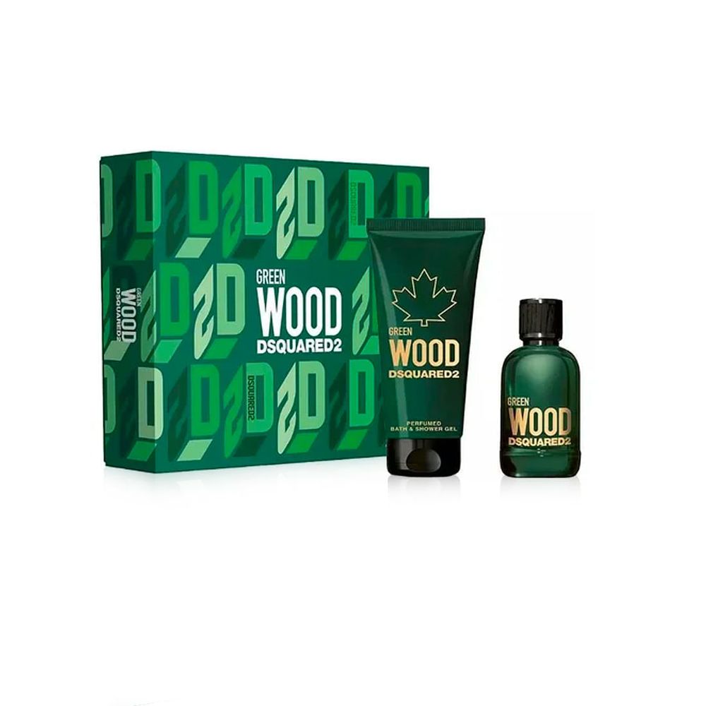 Set Perfume Hombre Dsquared2 Green Wood EDT 100 ml