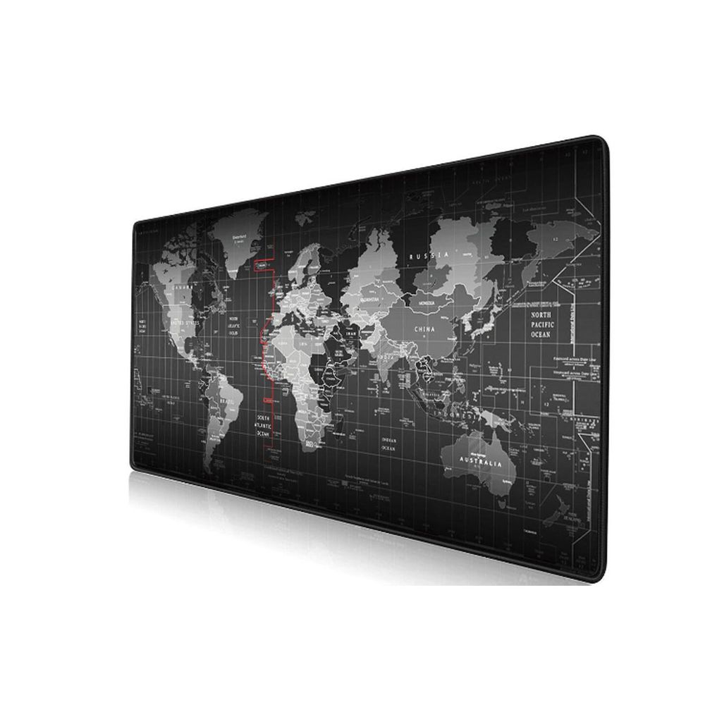 Mouse Pad Gamer 90x40cm Antideslizante Mapa Mundi Escritorio