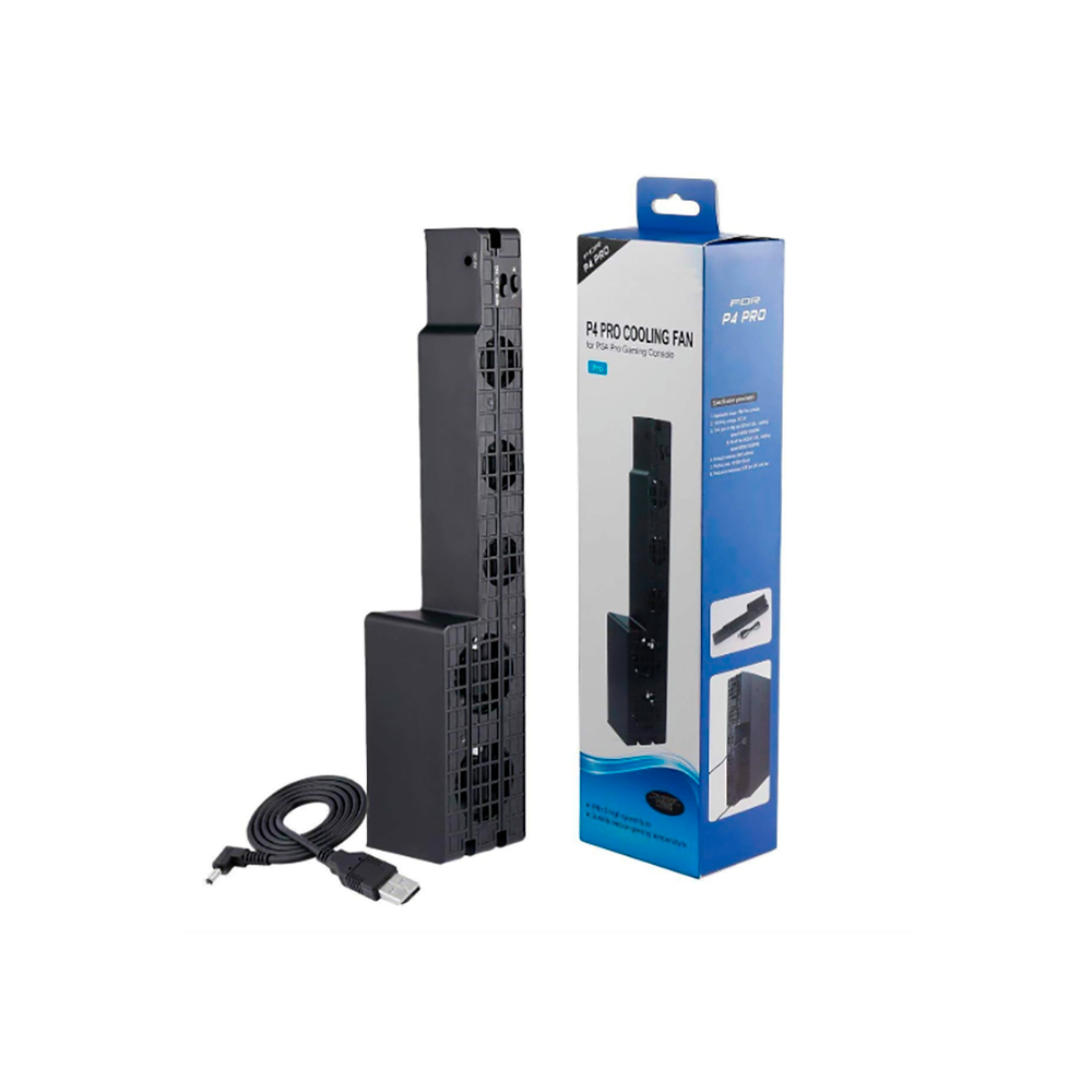 Cooler Ps4 Pro Dobe 5 Ventiladores Refrigerante Tp4-831