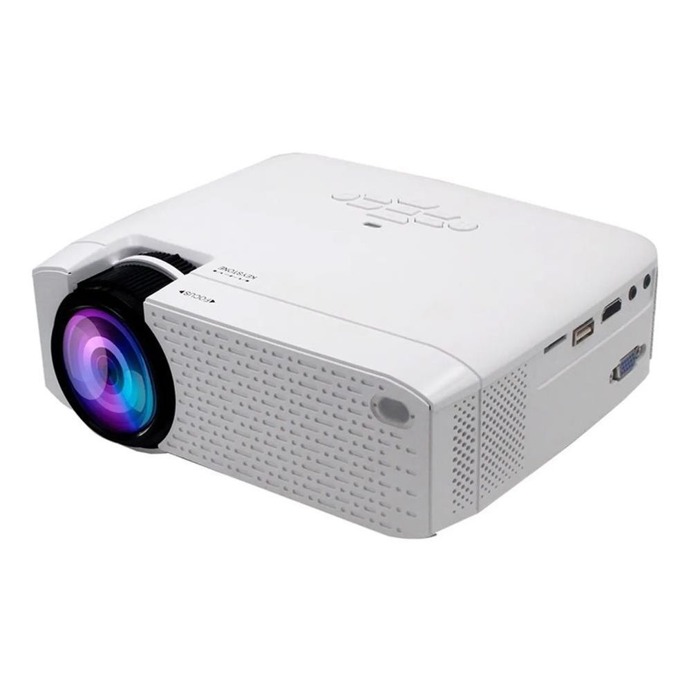 Proyector Kanji Kj-814 1600 Lumenes Wifi Hd Miracast Airplay Hdmi Vga Usb Av