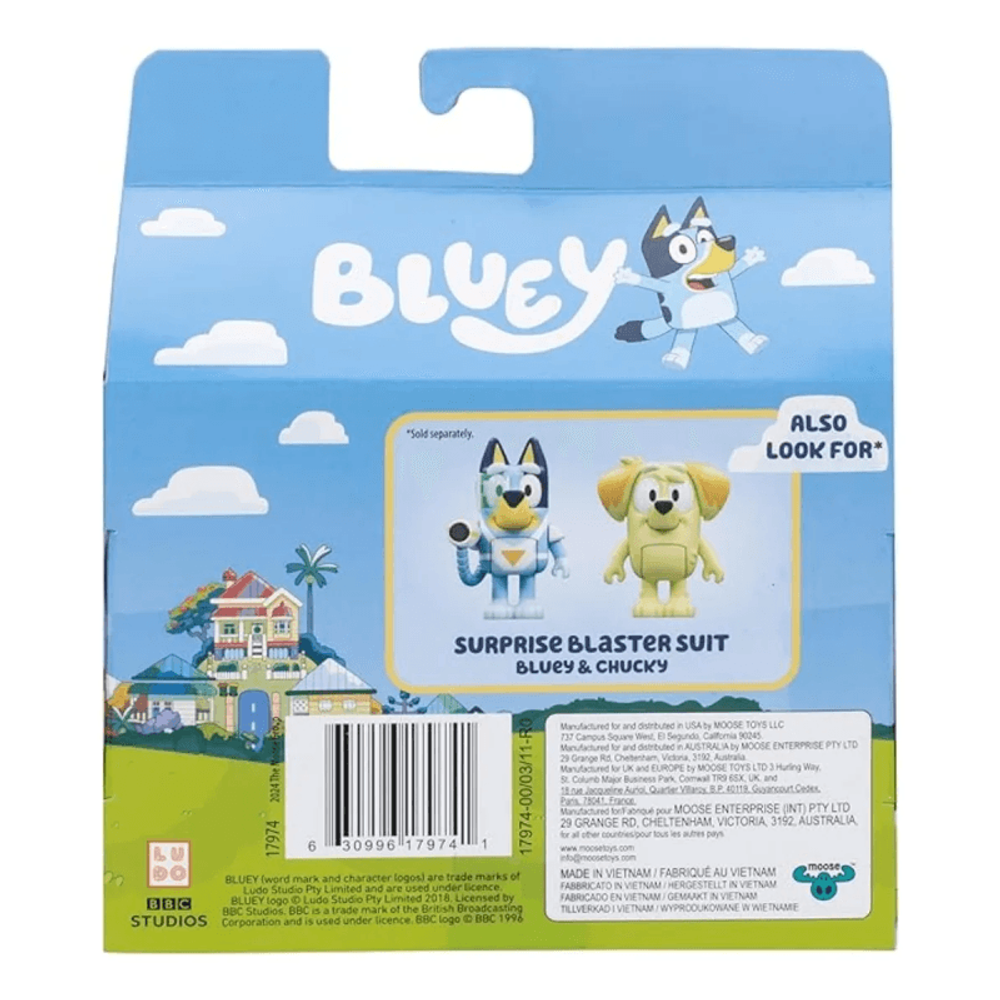 Bluey Blaster Suit Fairytale Chilli & Bandit 17974 17975