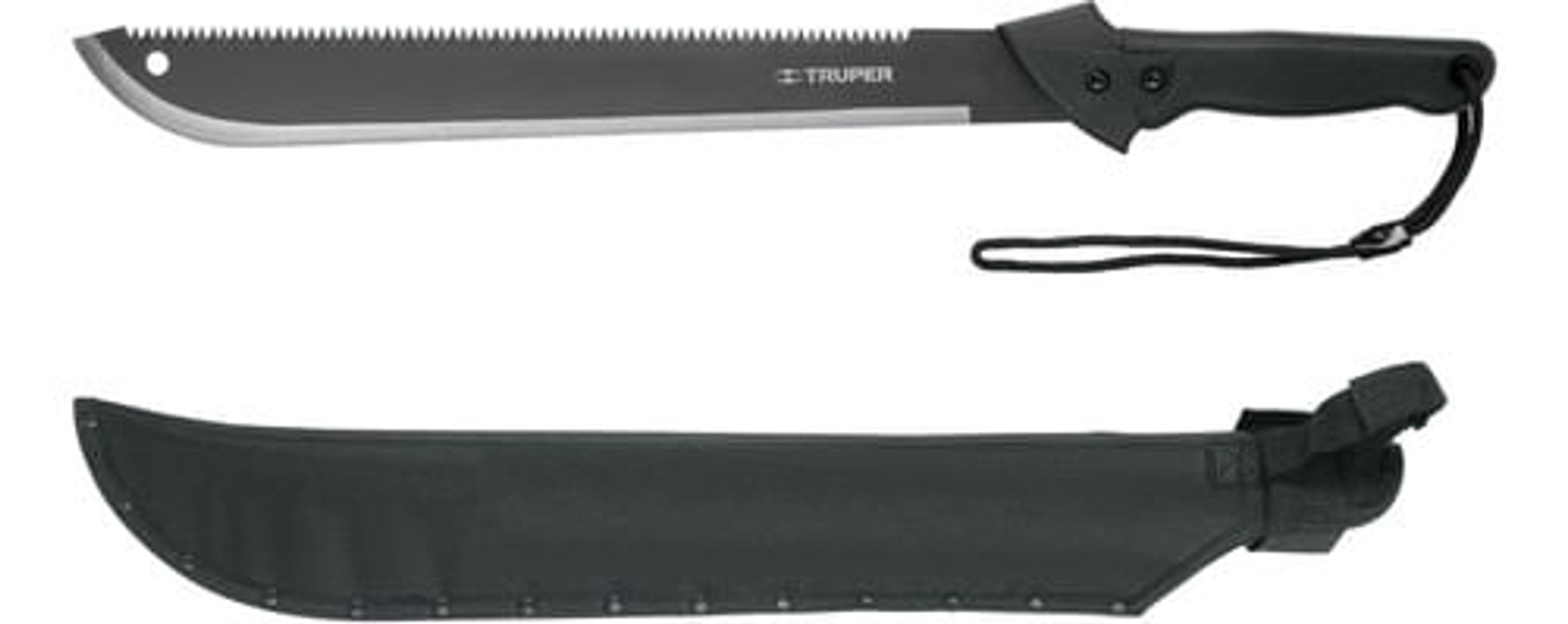 Machete 18 Pulgadas Bimaterial 45cm Con Doble Filo + Funda