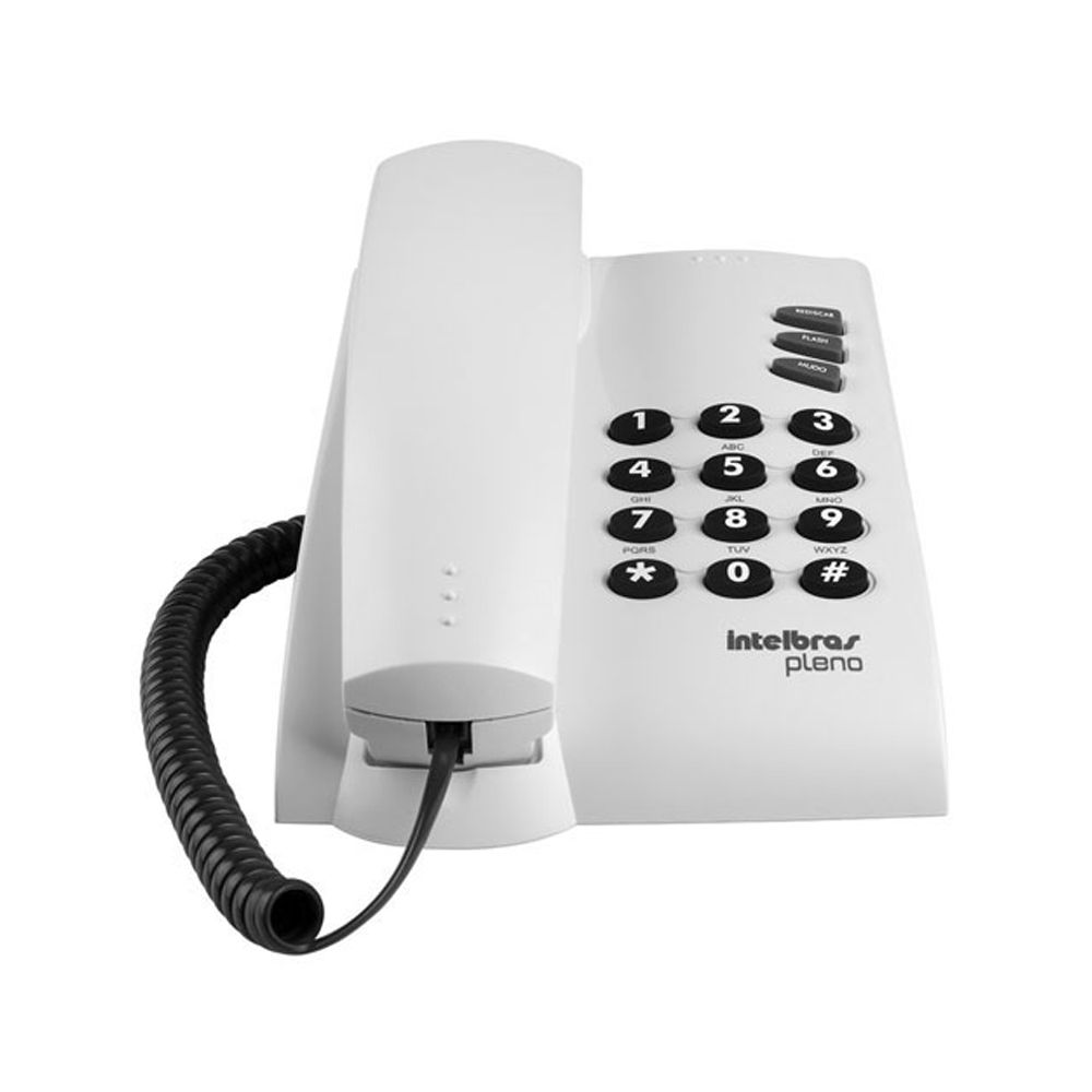 TELEFONO CON CABLE INTELBRAS PLENO BLANCO