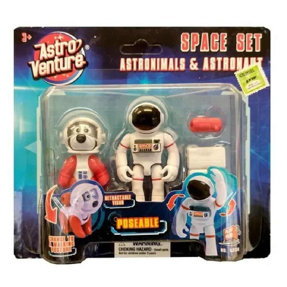 Astro Venture Astronimals Y Astronaut 63138 Wabro Astronauta y Perro