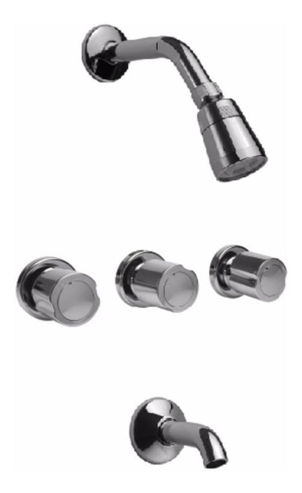 Griferia Ducha Hydros Con Transferencia Baño Viva Plus