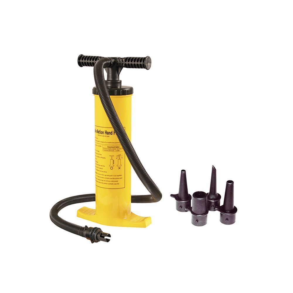 Inflador Doble Acción 2000 Cc, 3 Adaptadores - Infla y Desinfla