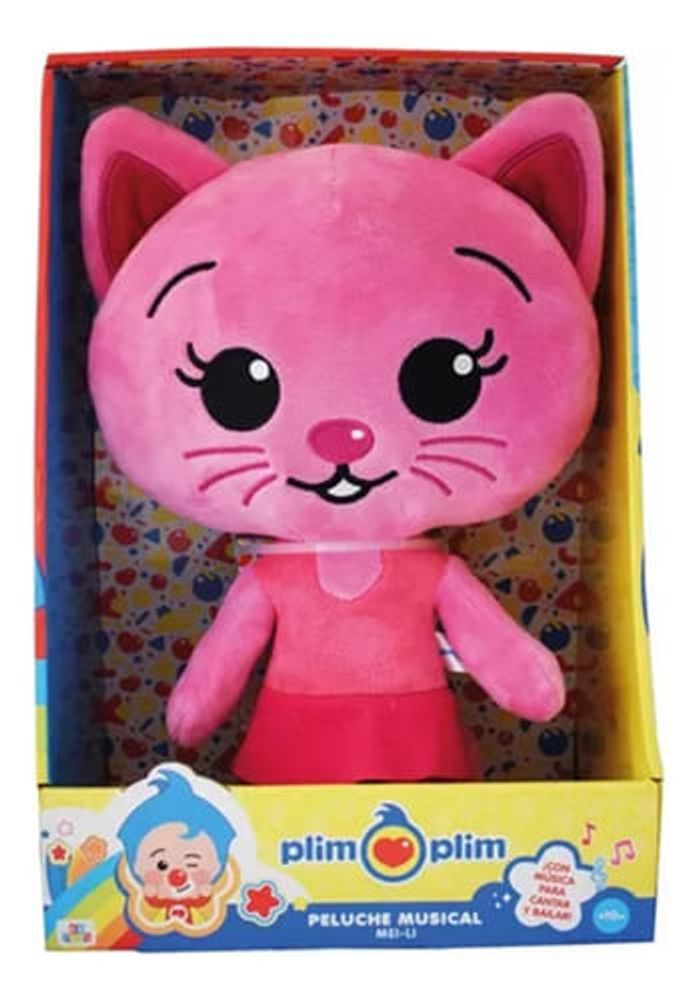 Peluche Plim Plim Musical Mei-li 30cm 8401bp