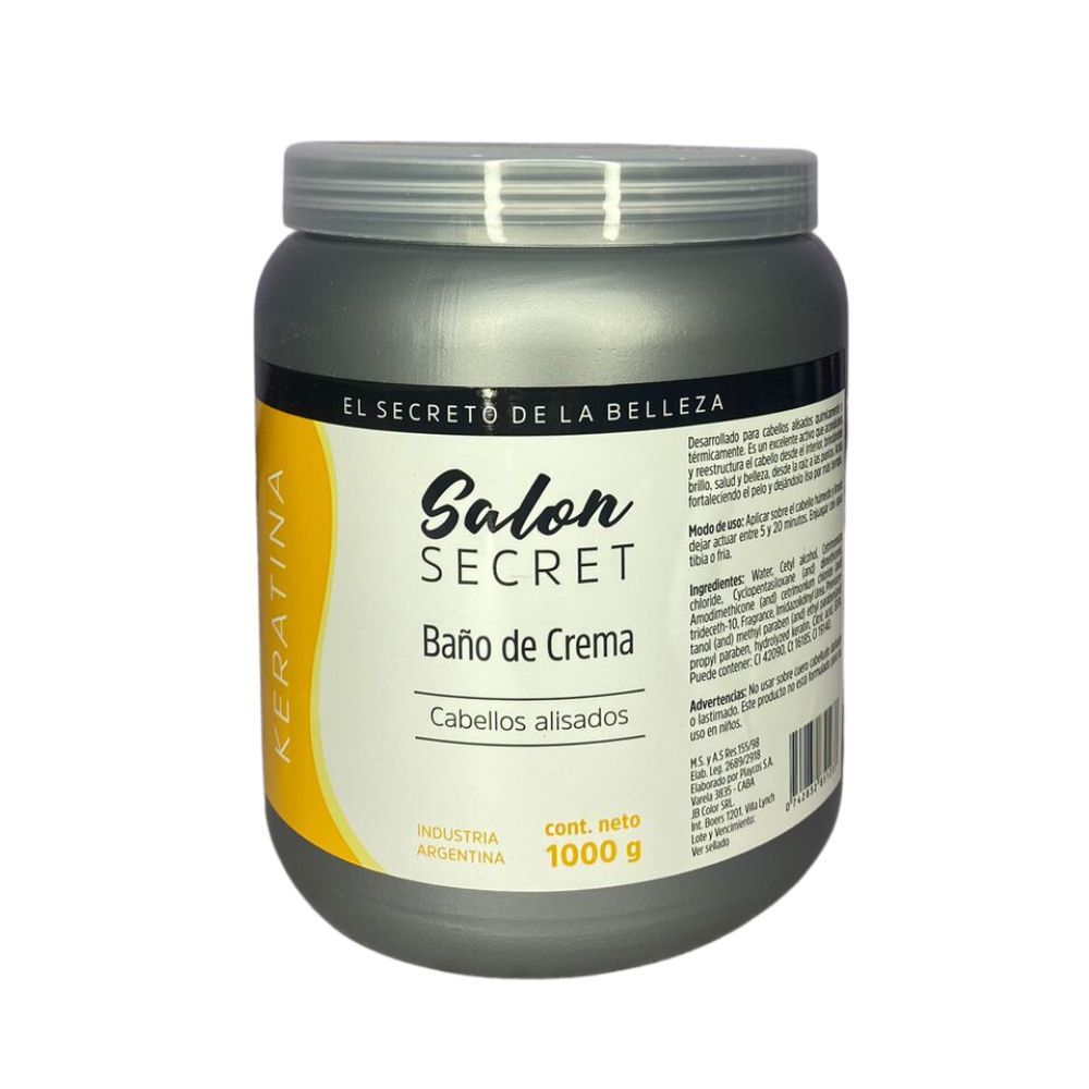 Baño de Crema Salon Secret Keratina 1k