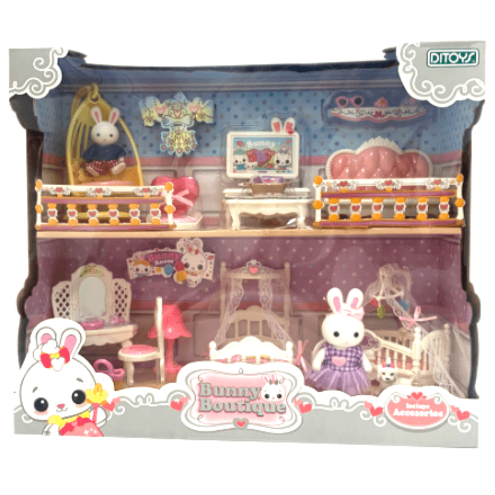 Bunny Boutique Home Places Set X2 Ditoys - 2475