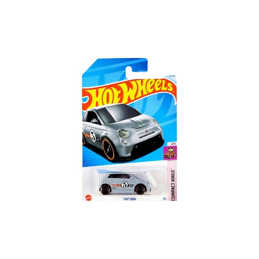Hot Wheels De Colección Mattel C4982 - 10 Fiat 500e Gris