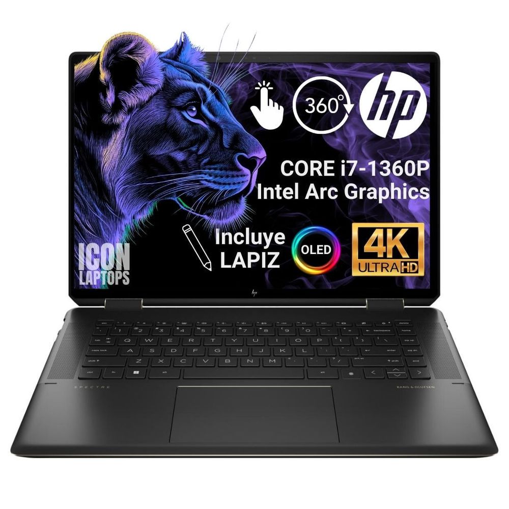 Notebook HP Gamer Spectre x360 Core i7 1360P 16GB RAM 4TB SSD Touch 16 ...