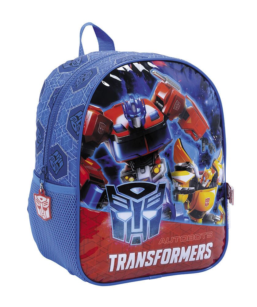 Transformers Mochila 12 Espalda -Transformers Azul