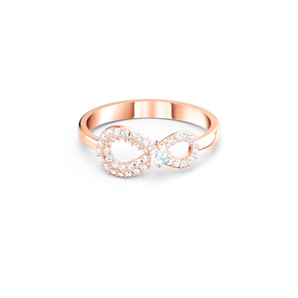 Anillo Swarovski Infinity Rose