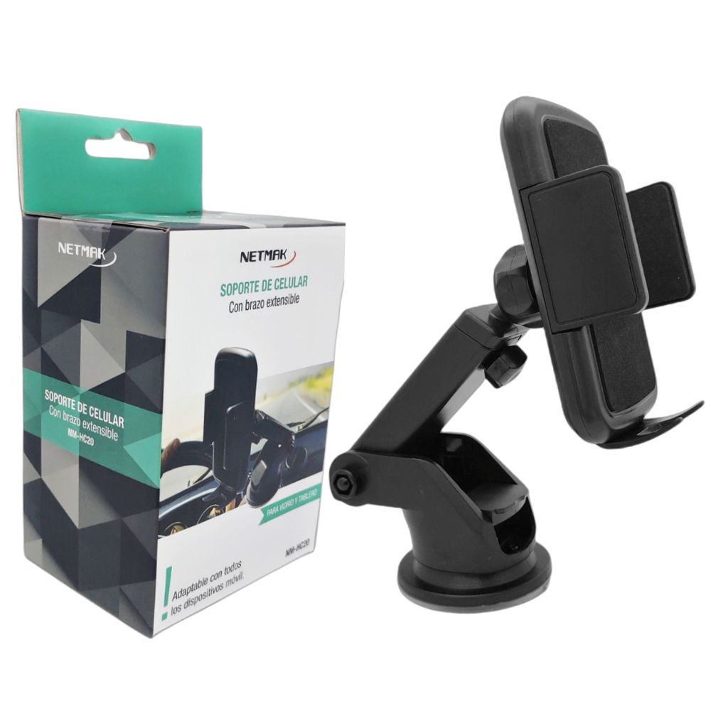 Soporte de celular con brazo extensible